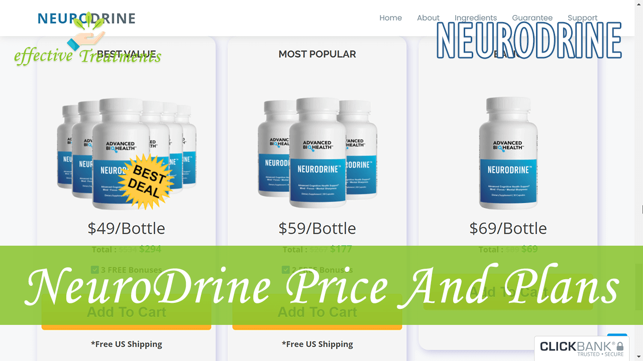 NeuroDrine Review [Alan Walker Memory Loss Supplement Truth]